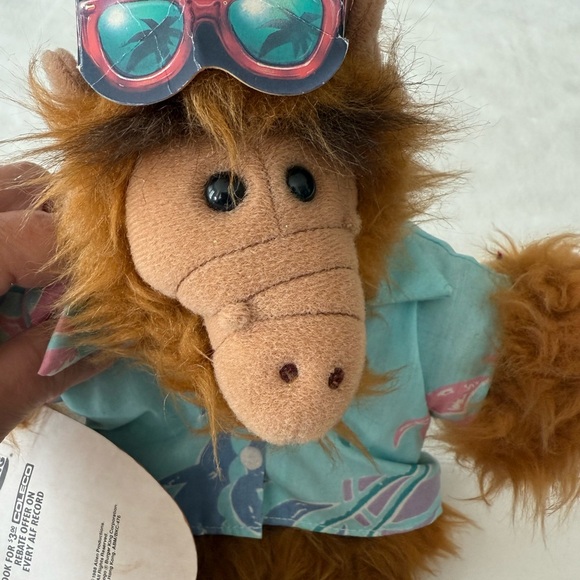 Coleco | Toys | Vintage 986 Alf Hand Puppet With Tropical Shirt Burger ...